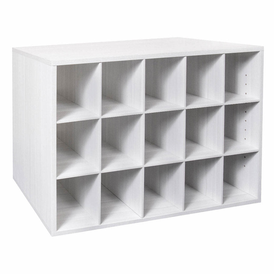 freedomRail Big O-Box Cubby Unit - Snowdrift Live – Organize-It