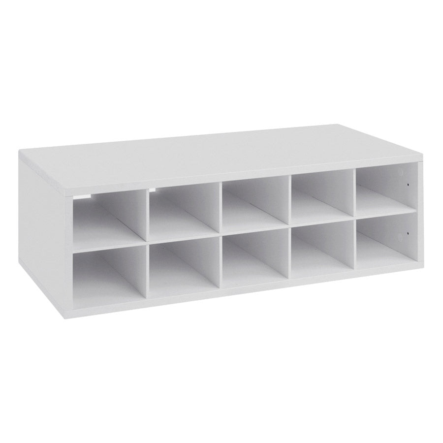 Double Hang Big O-Box Cubby Unit - White – Organize-It