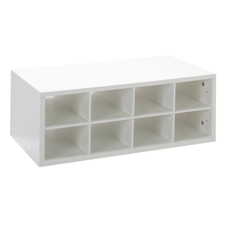 Double Hang O-Box Cubby Unit - White – Organize-It