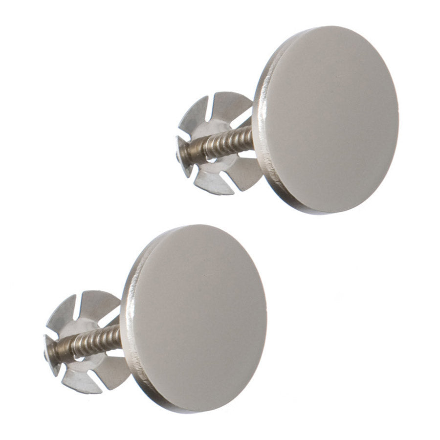 freedomRail Closet Rod Stops - Nickel – Organize-It