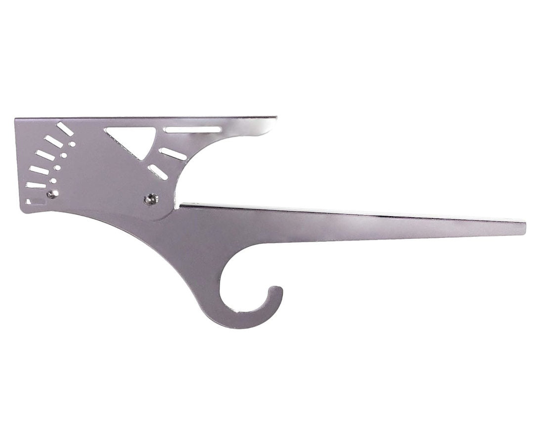 Sloped Ceiling Shelf and Rod Bracket - Chrome – Organize-It