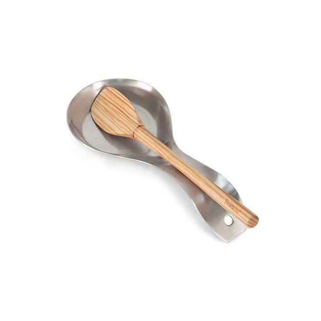 Brushed Stainless Spoon Rest – Organize-It