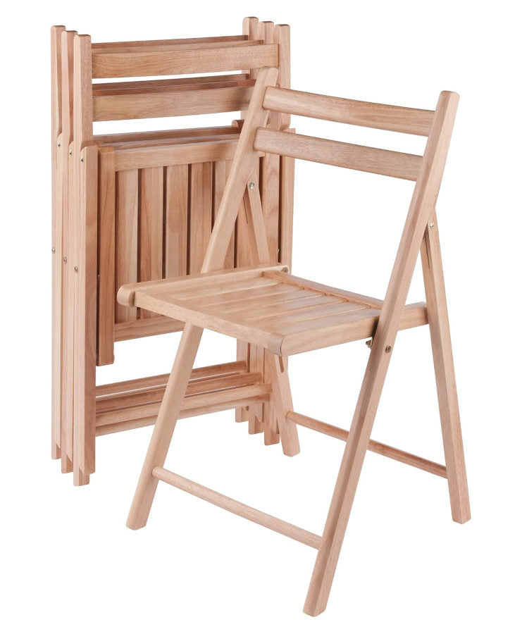 Wood Folding Chair Set – Organize-It