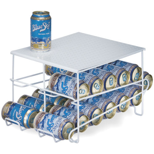 White Wire 24-Can Beverage Dispenser – Organize-It
