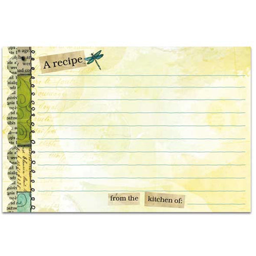 4 x 6 Recipe Cards - Color My World – Organize-It