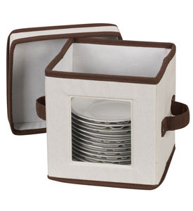 Vision Canvas Saucer Storage Box – Organize-It