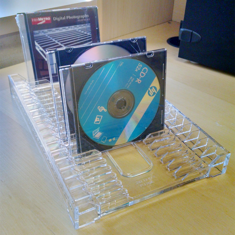 Clear Plastic Media Tray – Organize-It