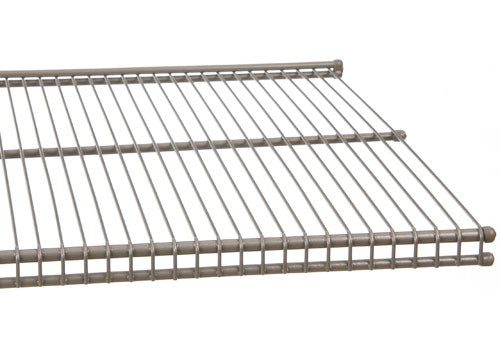 freedomRail 12 Inch Profile Wire Shelving - Nickel – Organize-It