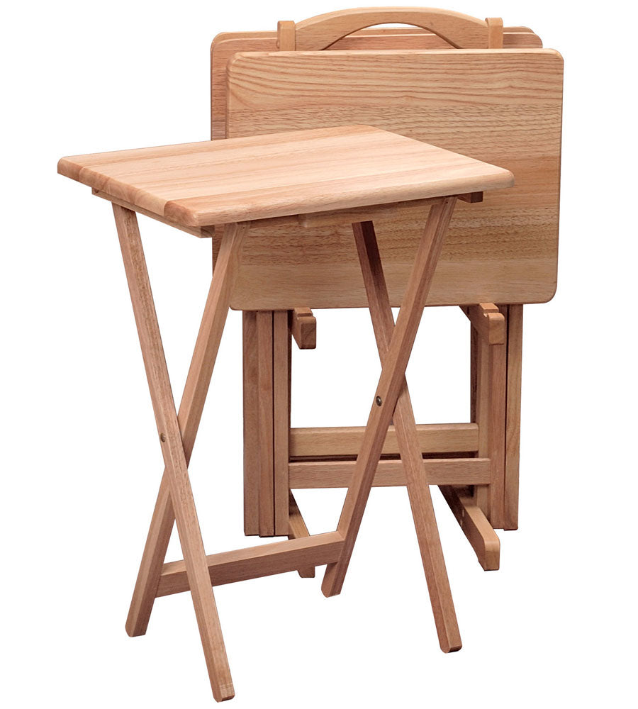 Rectangular TV Tables - Natural – Organize-It