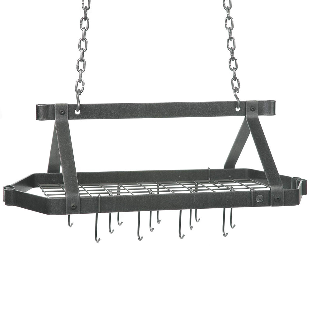 Retro Rectangle Ceiling Pot Rack – Organize-It