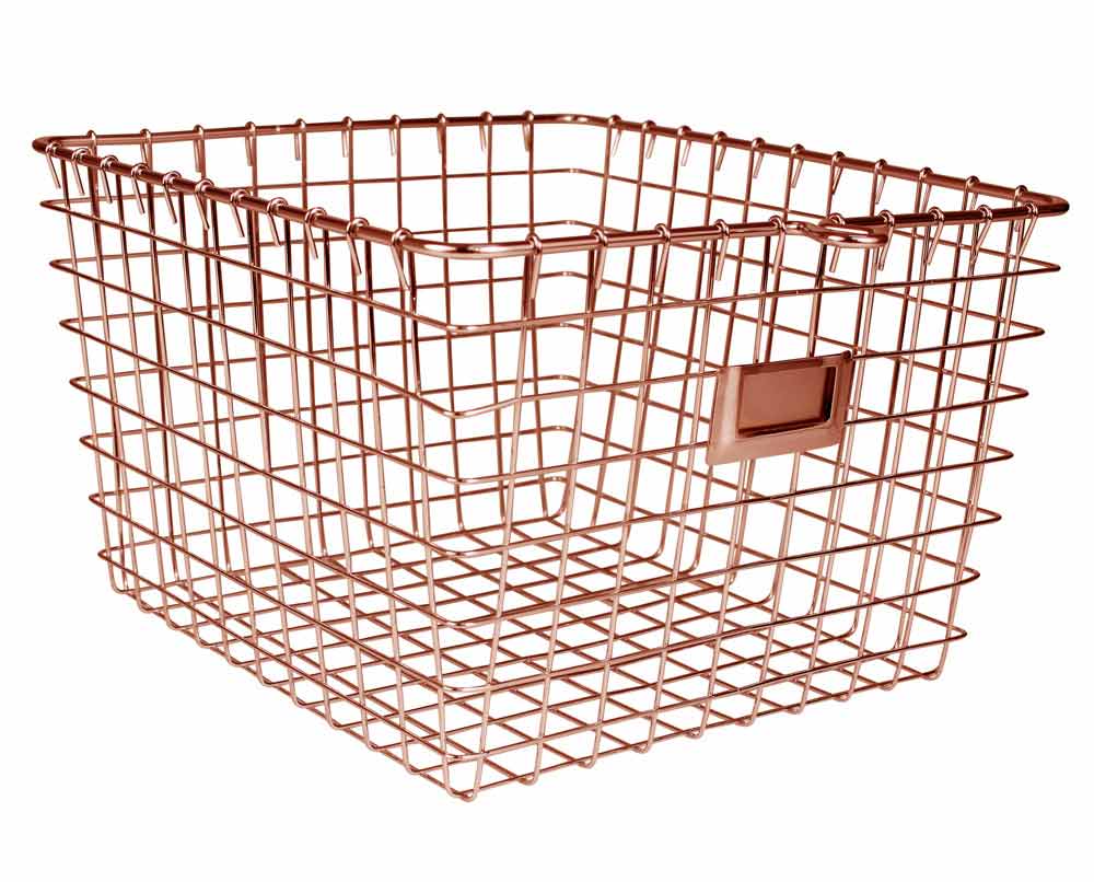Metal Basket - Copper Finish – Organize-It