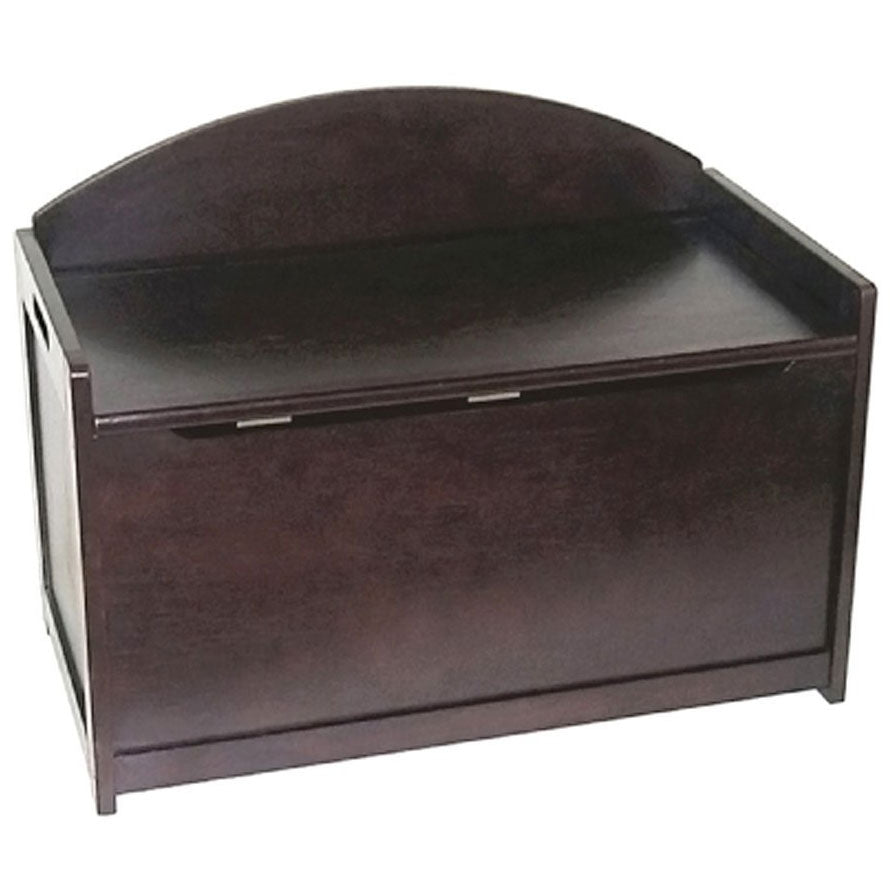 Wooden Toy Chest - Espresso – Organize-It